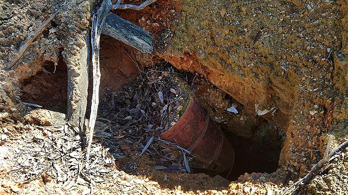 Gypsy Road Mine Shafts - Bulldog Reef | Goldfields Guide